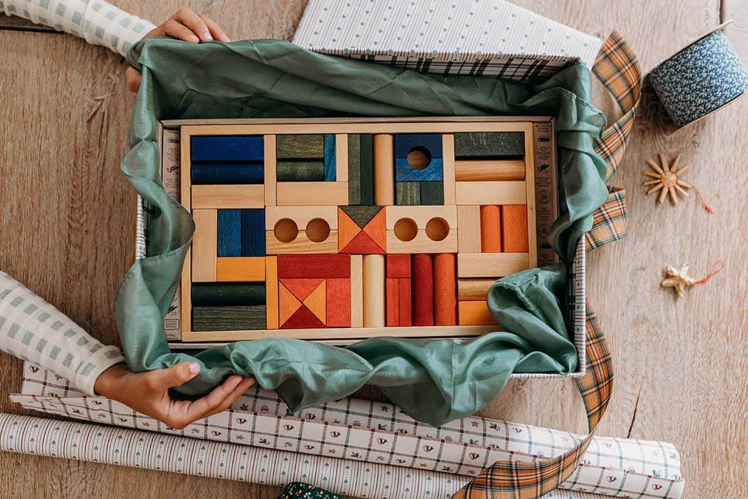 Wooden Alphabet Blocks | Uncle Goose Classic ABC Blocks | Letter Blocks