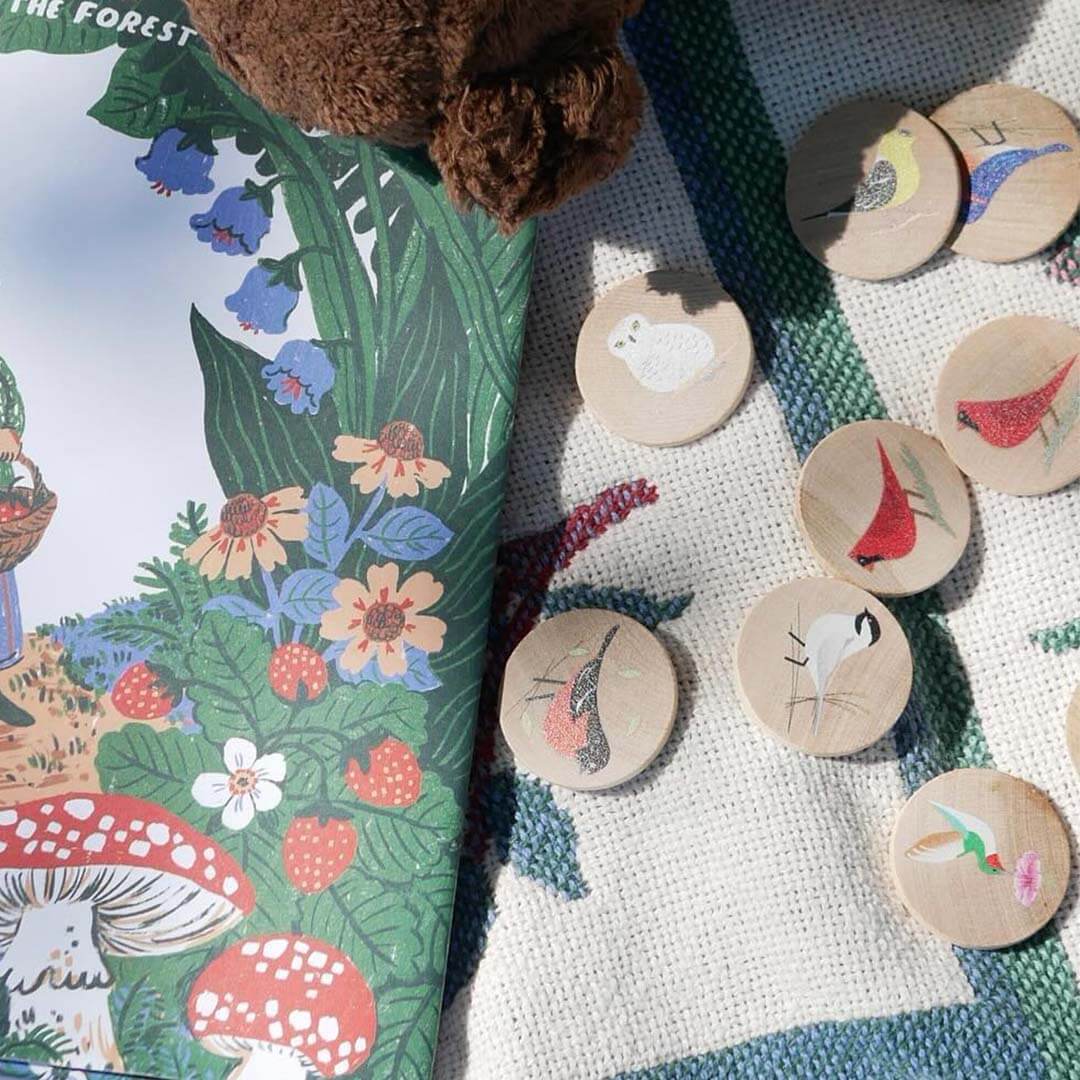 Bird Memory Tile Game - Maple Landmark