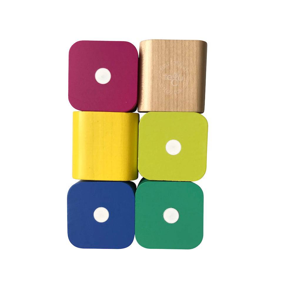 Tegu Baby's First Magnetic Blocks - 6-Piece Set