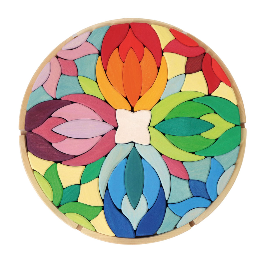 Grimm's Spiel & Holz Lara Wooden Mosaic Building Set