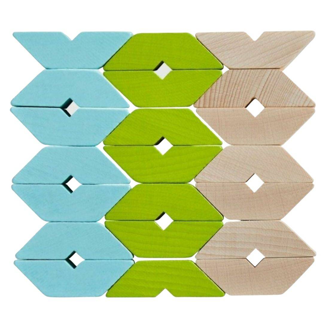 HABA Wooden V-Shaped Building Blocks Set