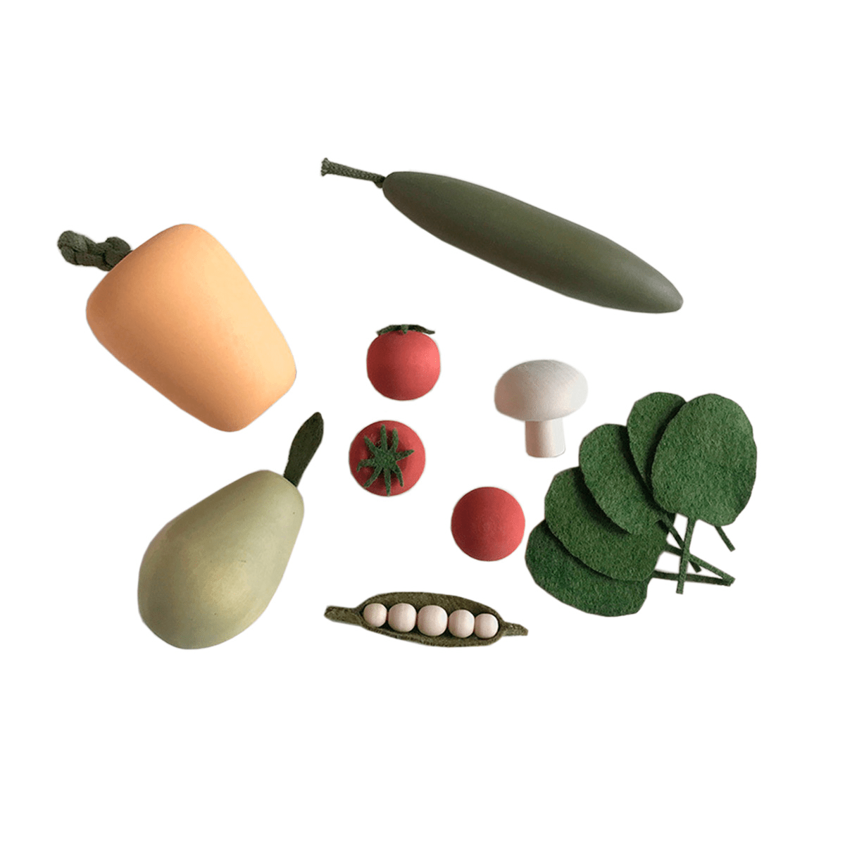 Sabo Wooden Vegetable Set